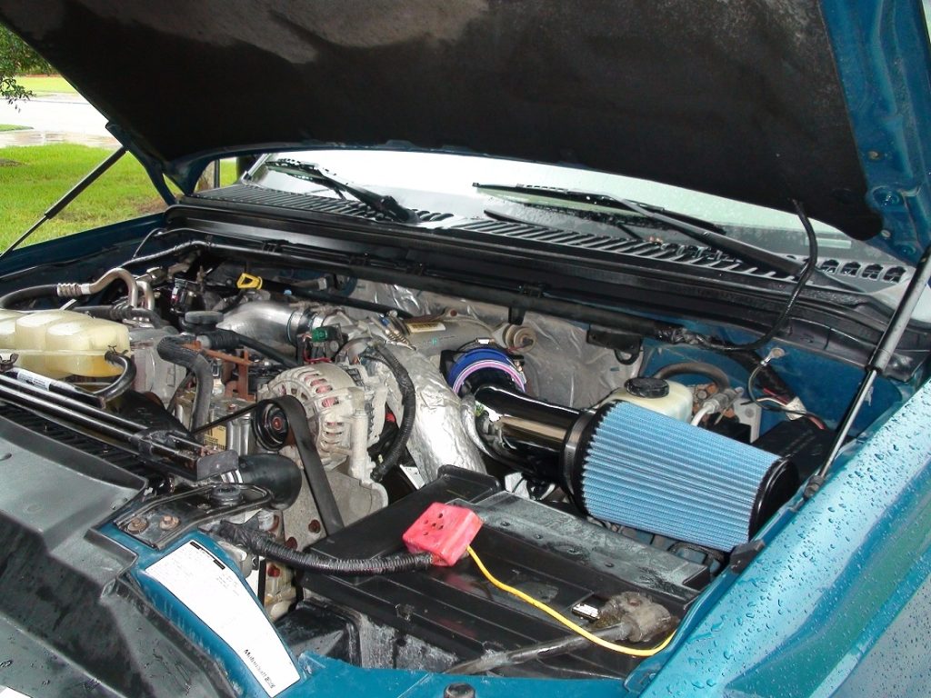 94-03 FORD POWERSTROKE 7.3 DIY 4″ AFe Polished Intake Kit – Advance ...