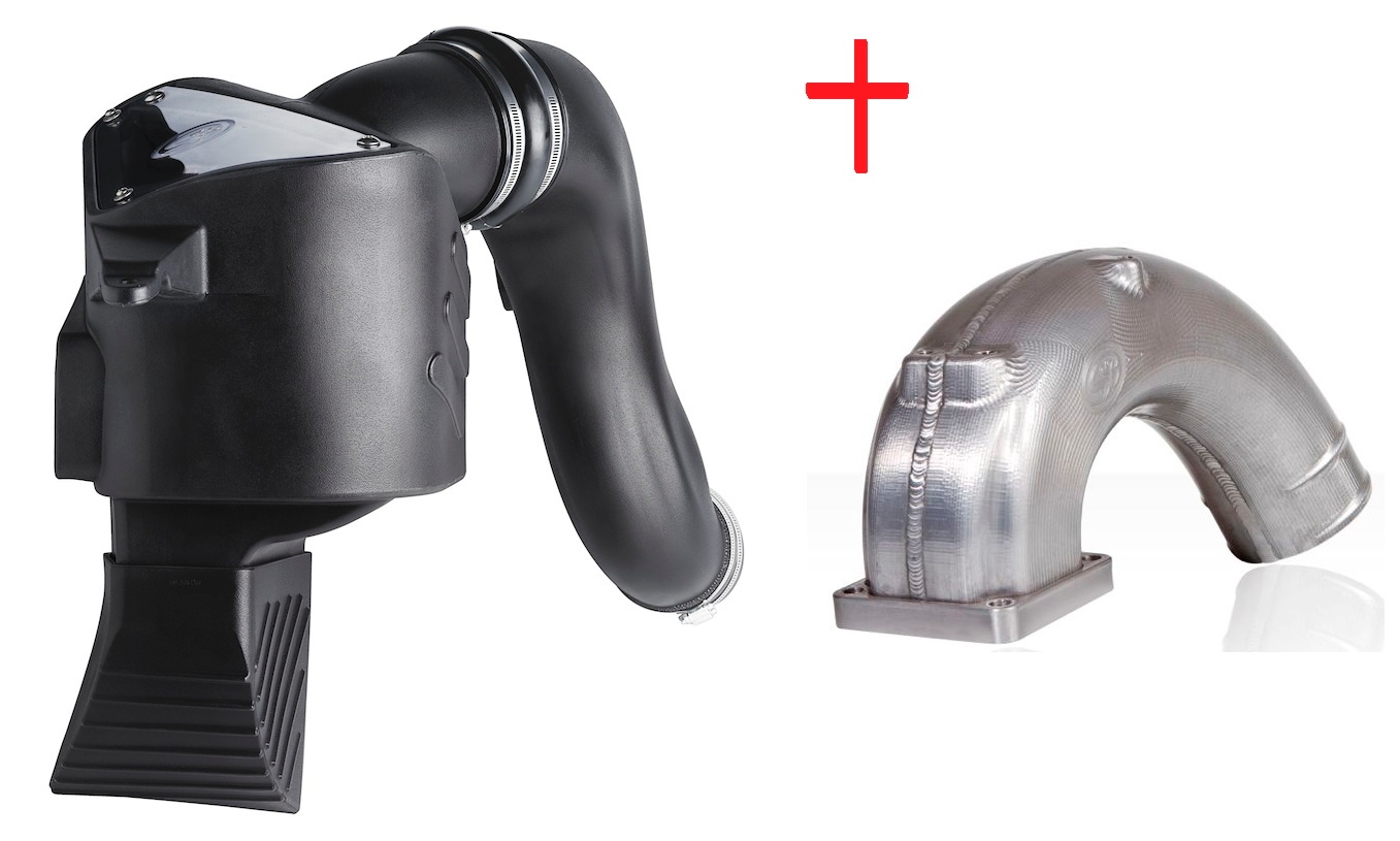 94-03 Ford Powerstroke 7.3L Combo Kit With 4″ Polished Intake – Advance ...